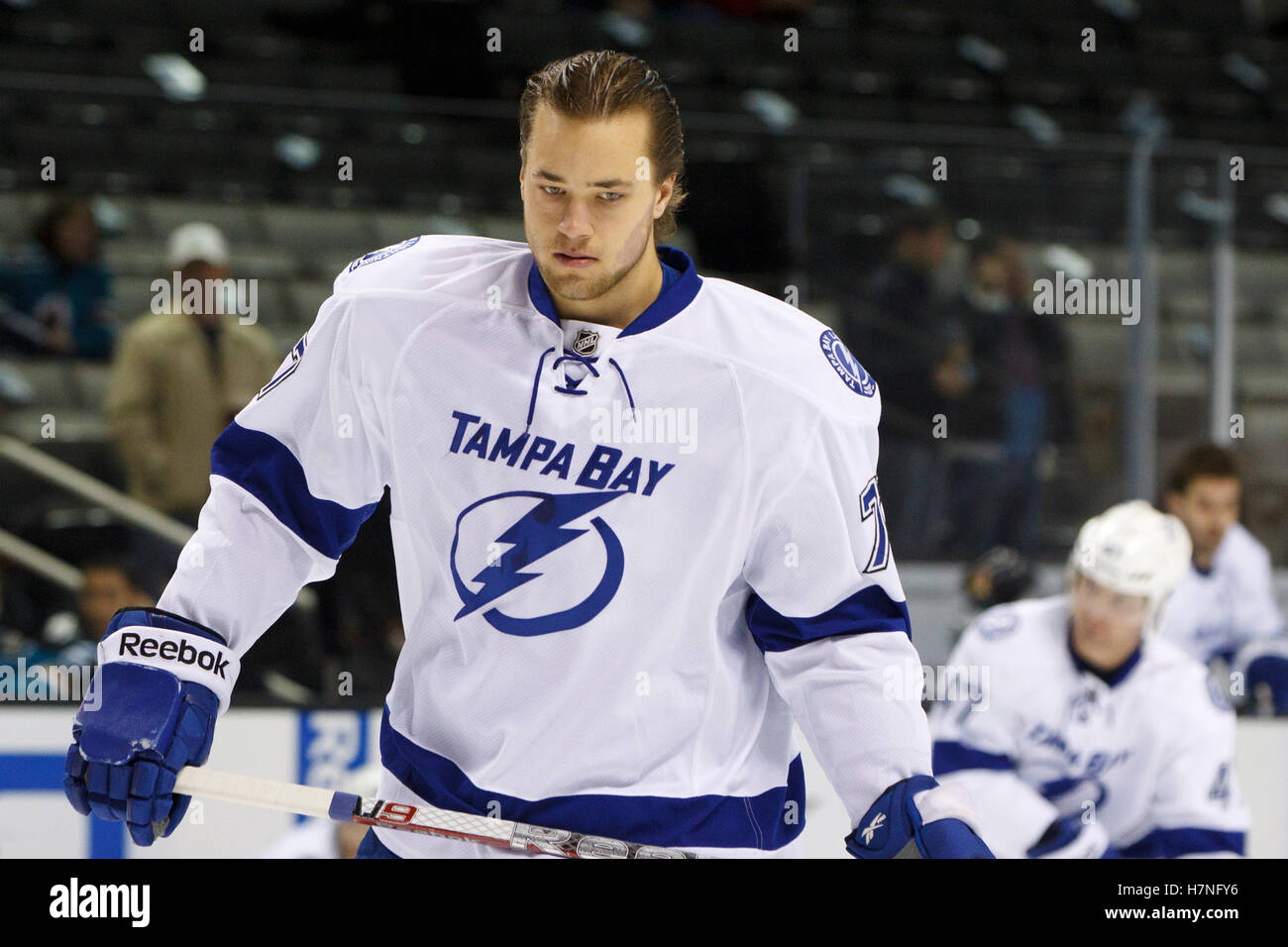 Tampa bay lightning defenseman victor hedman 77 hi-res stock ...