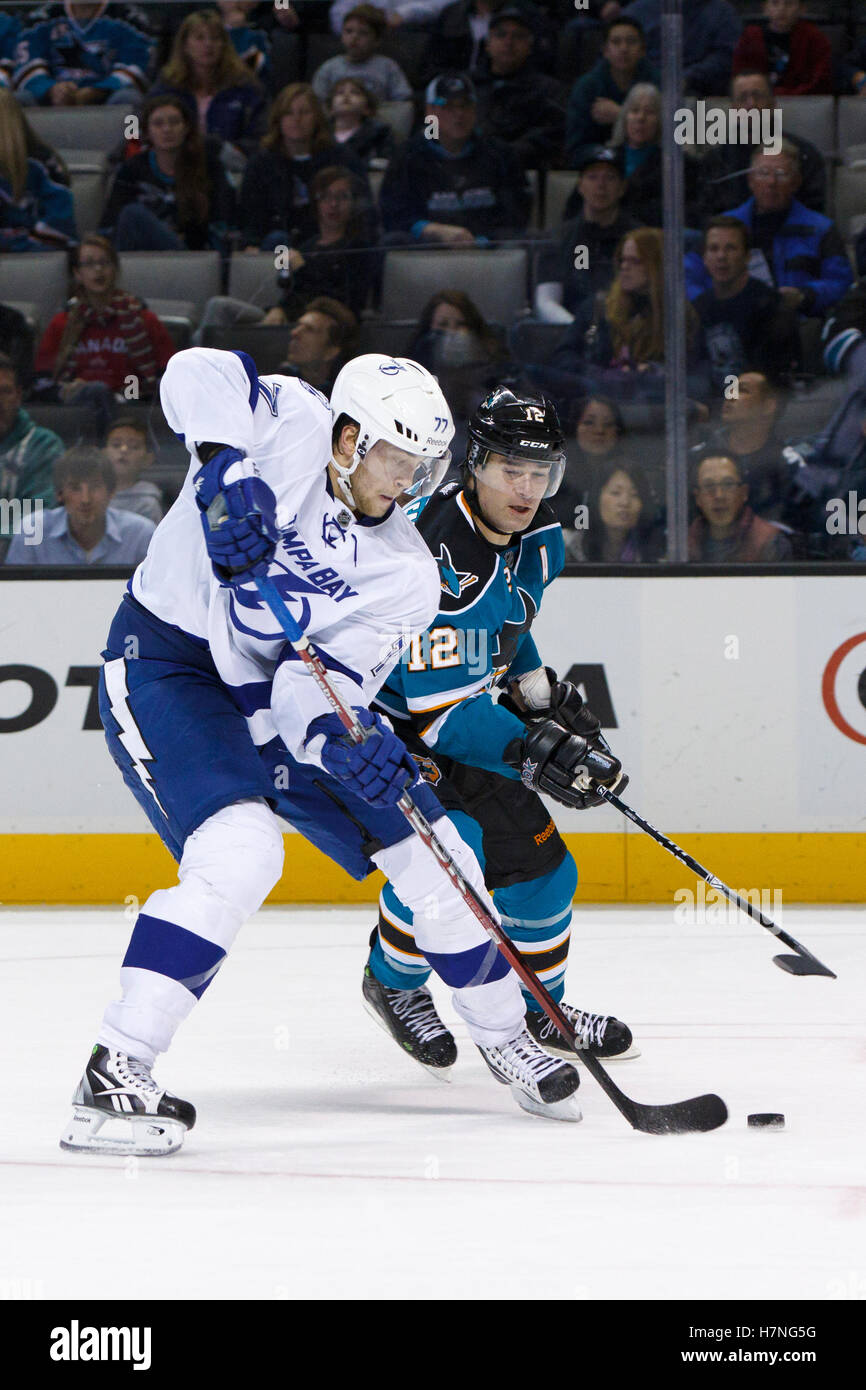 Tampa bay lightning defenseman victor hedman 77 hi-res stock ...