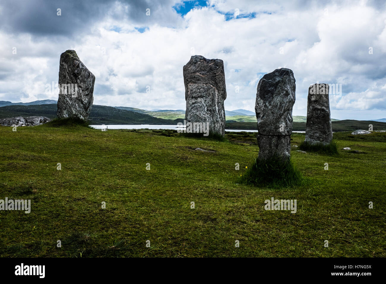 Calanais Standing Stones Stock Photo - Alamy
