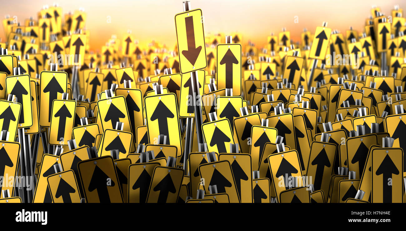 multiple street signs Stock Photo - Alamy