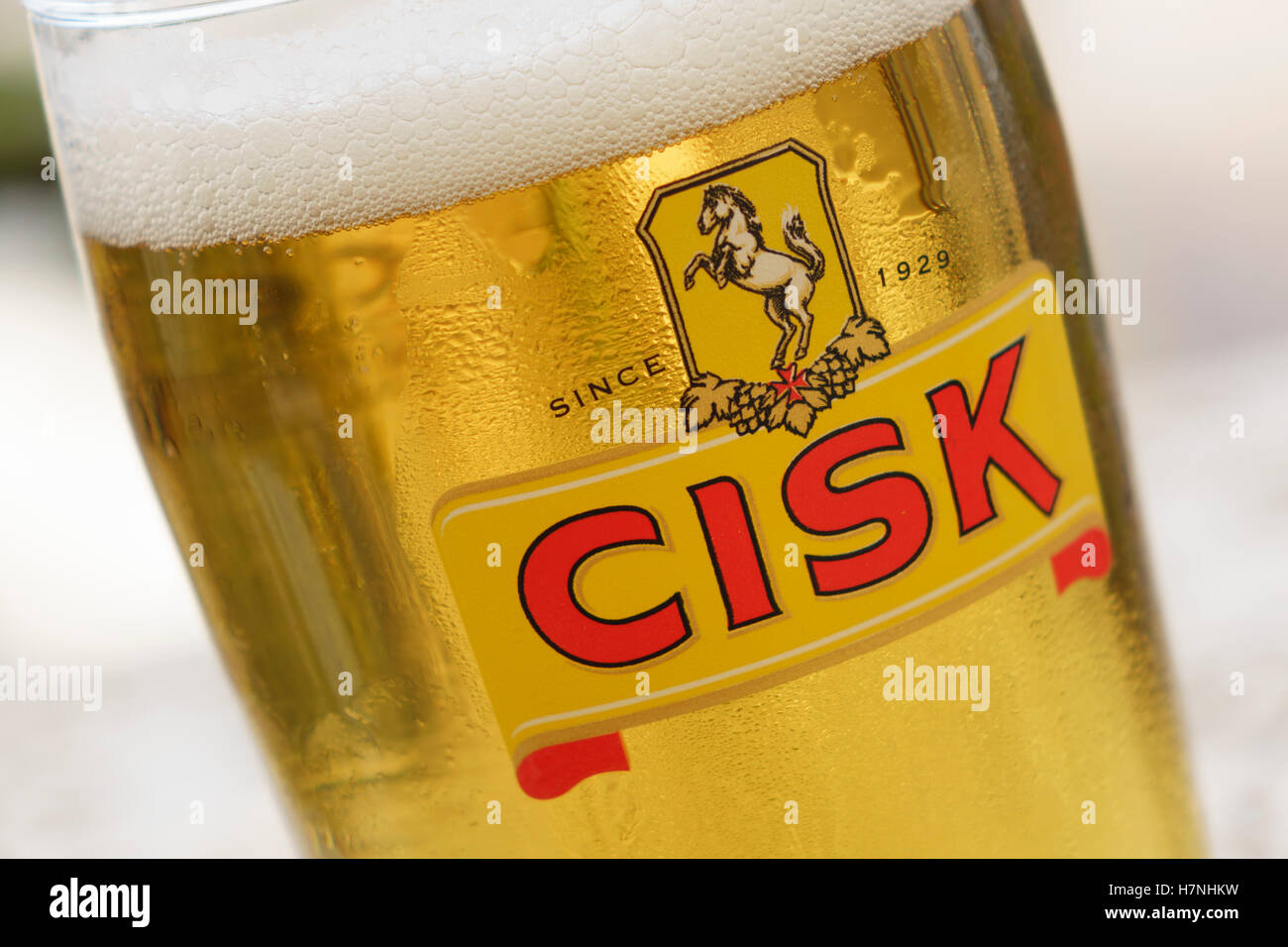 Cisk beer hi-res stock photography and images - Alamy