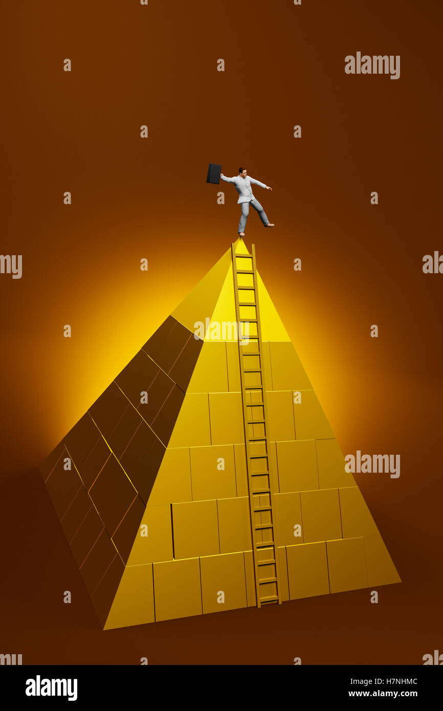 Falling pyramid hi-res stock photography and images - Alamy