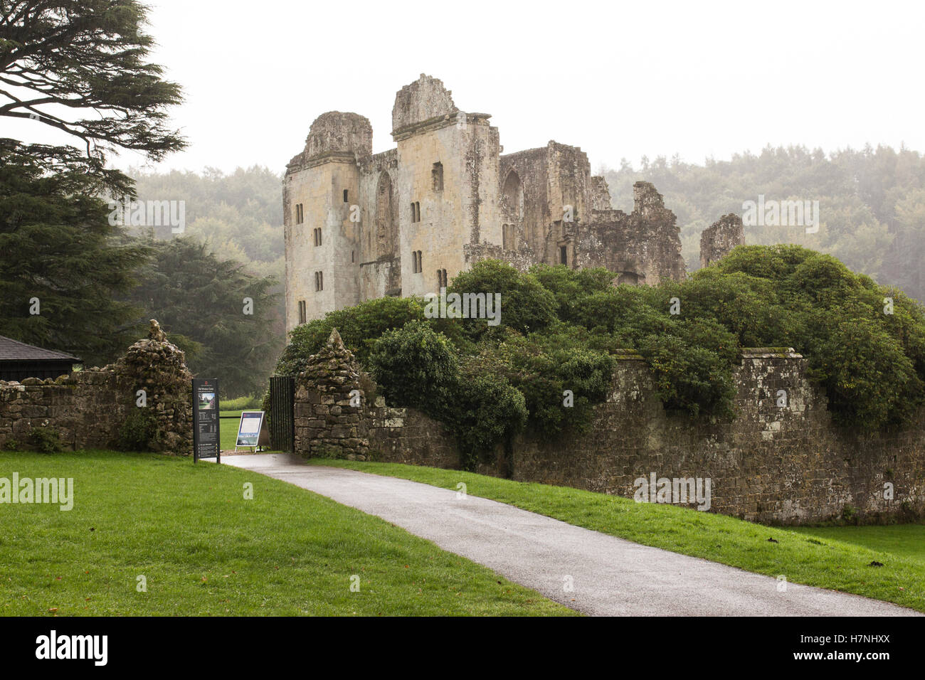 Old Wardour Castle Wiltshire Stock Photo - Alamy