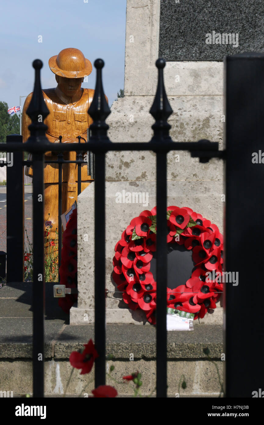 The War Memorial in Dollingstown, County Armagh, Northern Ireland ...