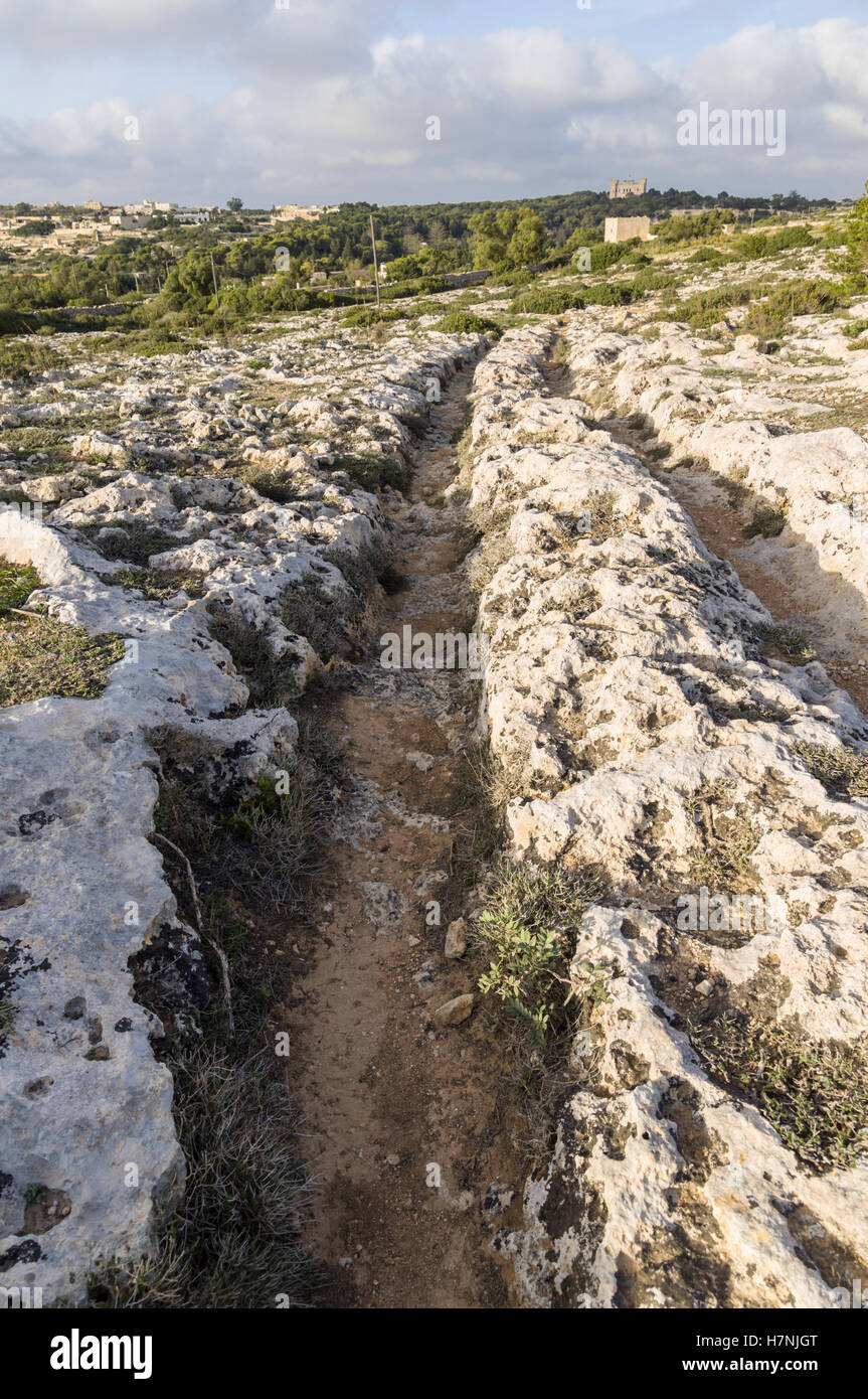 Dingli cart ruts hi-res stock photography and images - Alamy