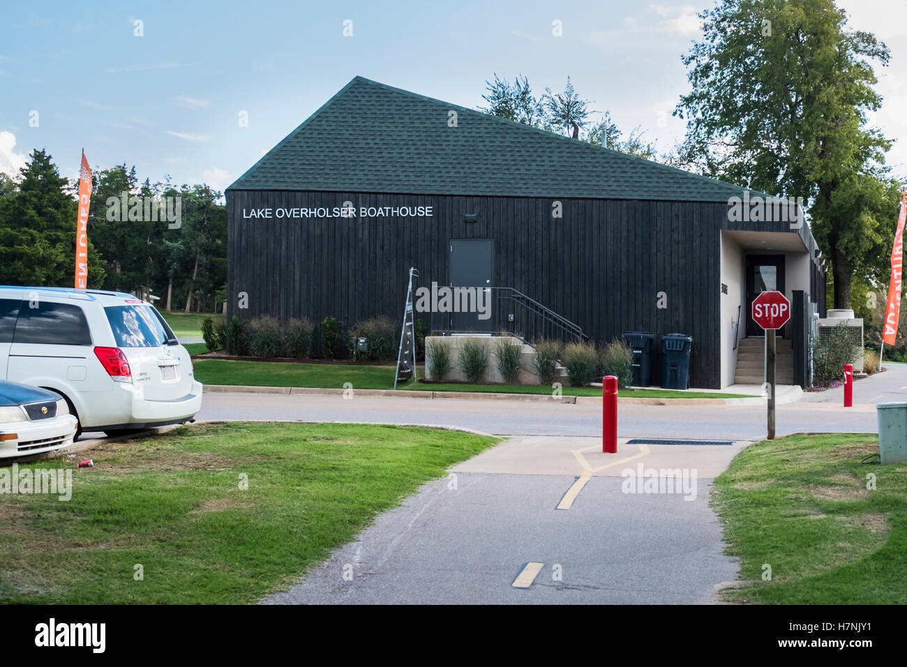 Lake Overholser Boathouse, near walking and biking trails in Oklahoma ...