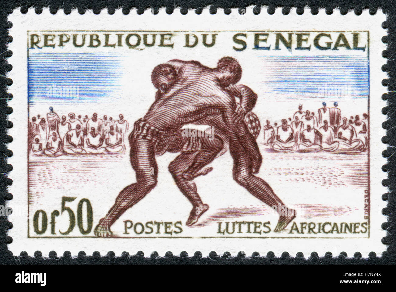 Senegal postage stamp High Resolution Stock Photography and Images - Alamy