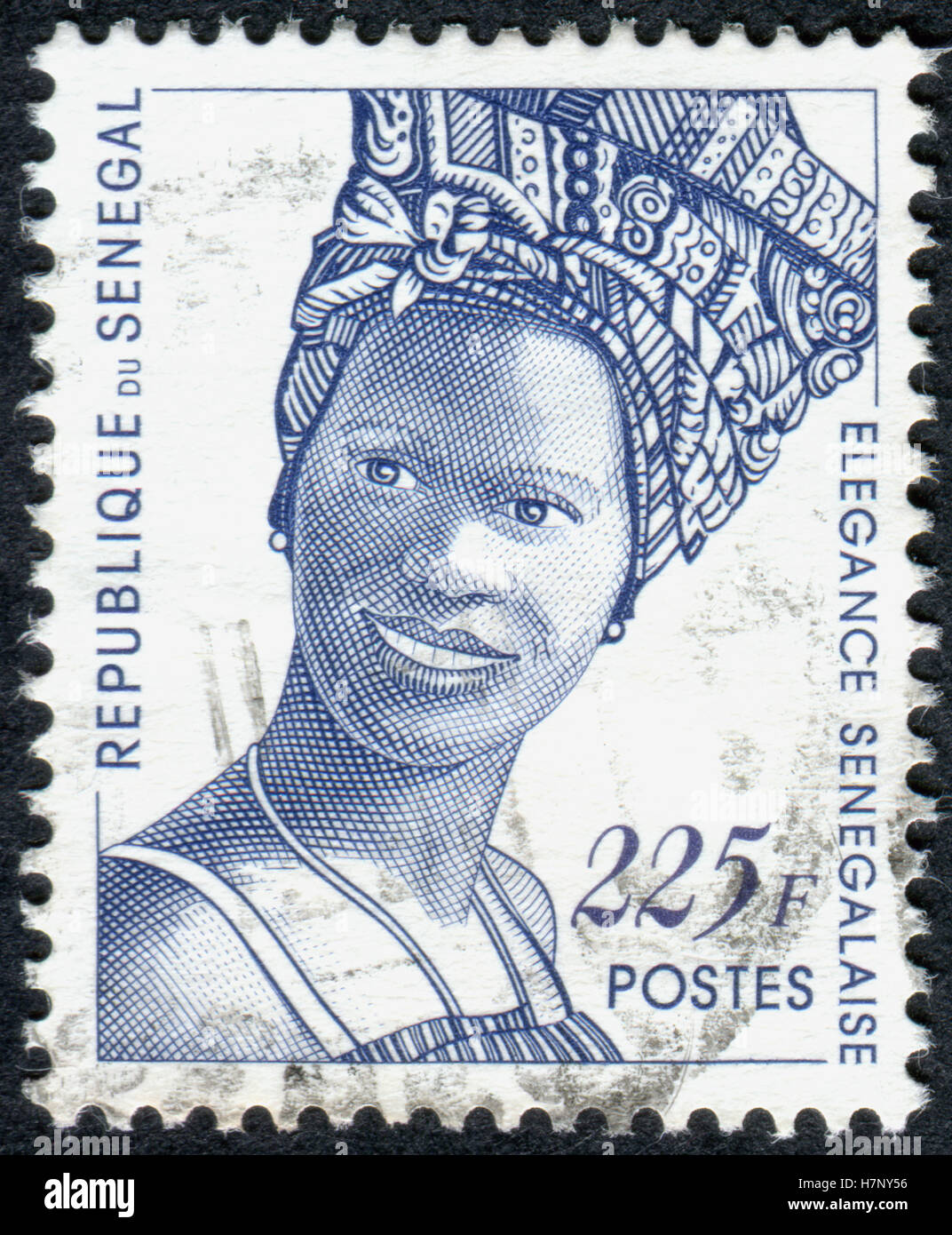 Senegal postage stamp hi-res stock photography and images - Alamy