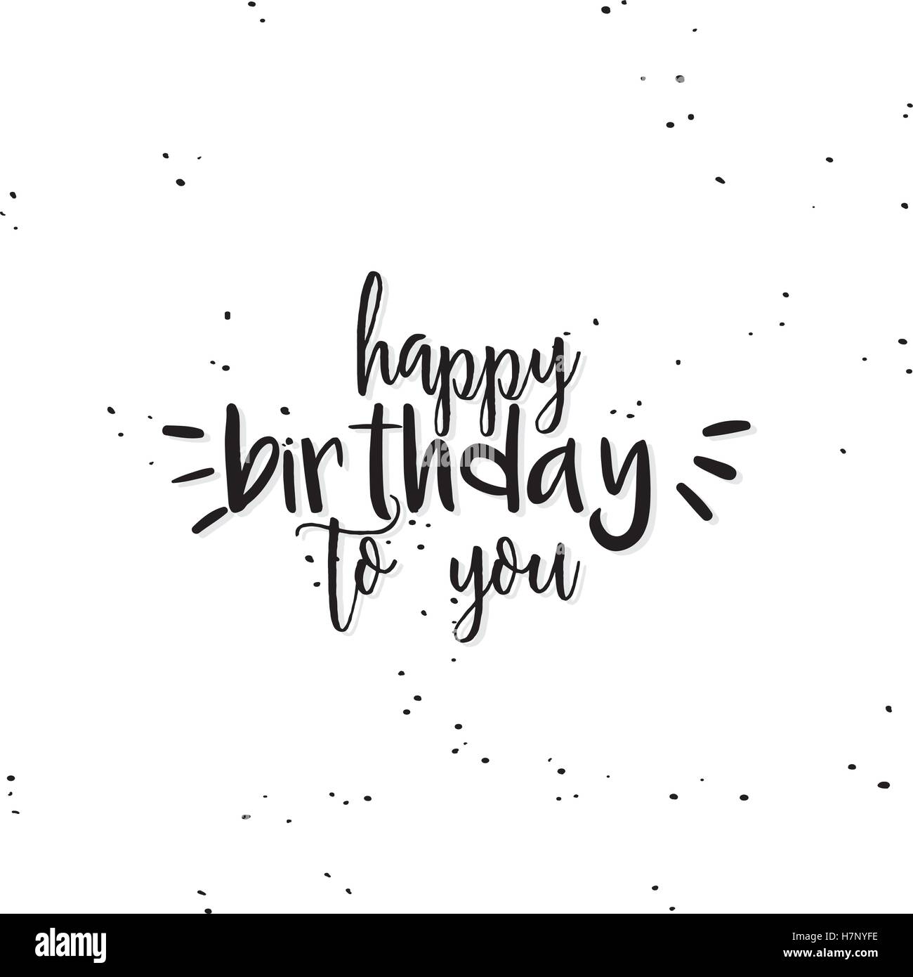 Birthday card cupcake Black and White Stock Photos & Images - Alamy