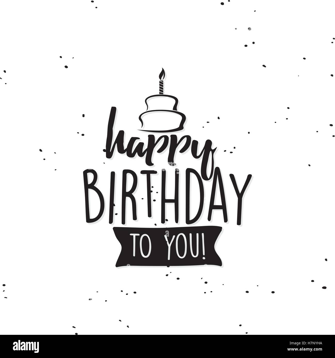 Birthday party paper cake Stock Vector Images - Alamy