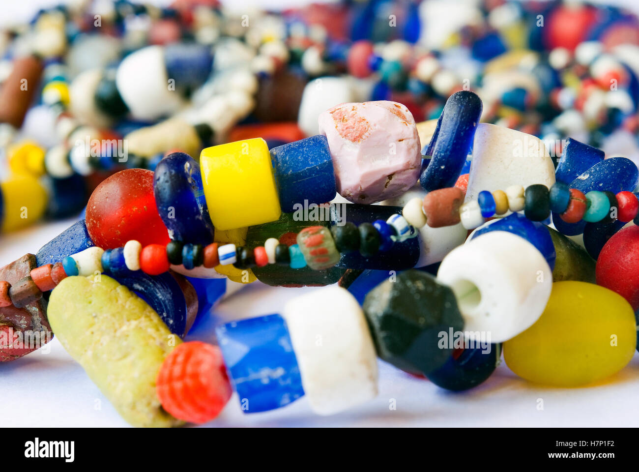 shipwreck beads from Ilha de Mozambique Stock Photo - Alamy