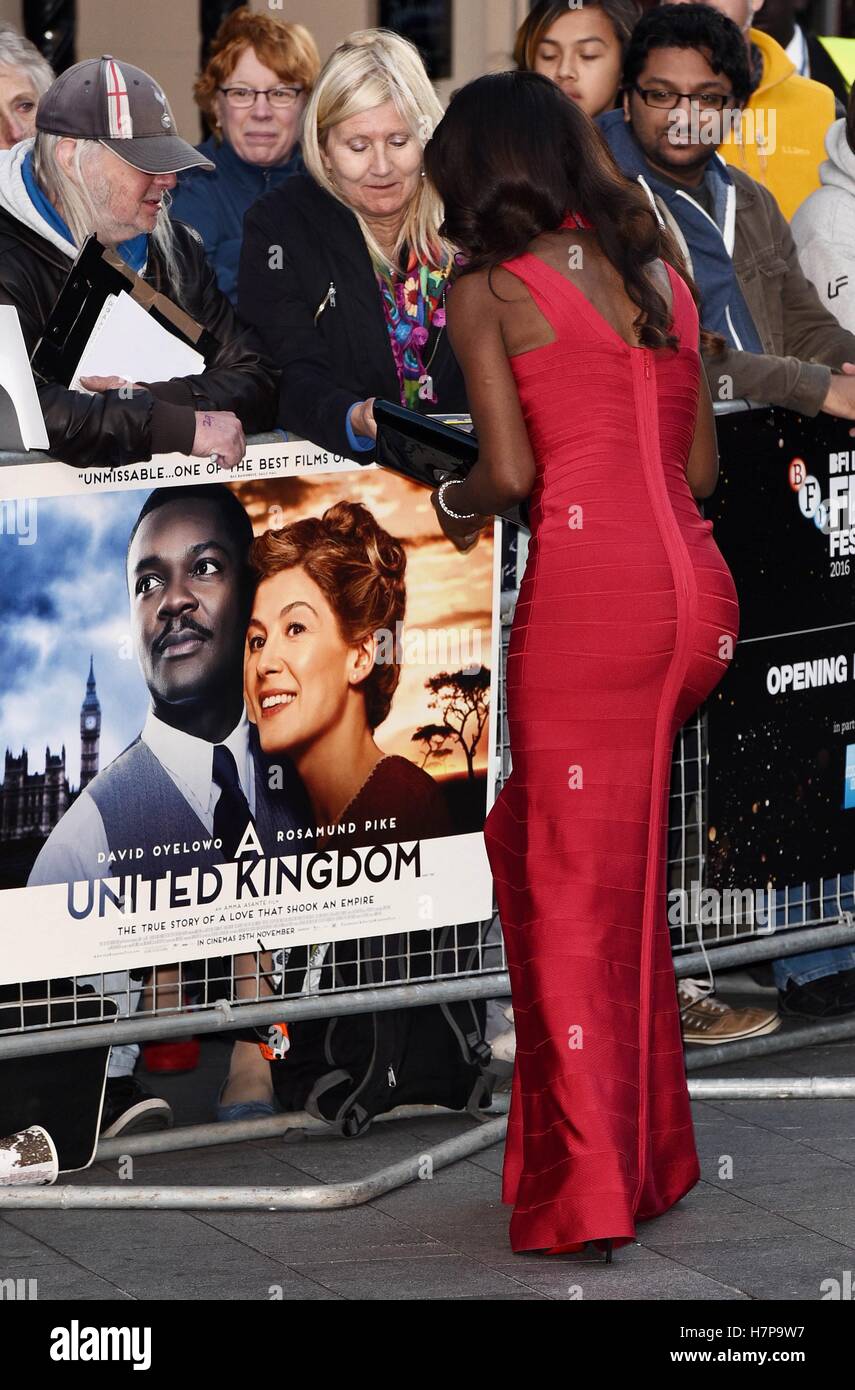 London, UK. Amma Asante at the Premiere of A United Kingdom - the ...
