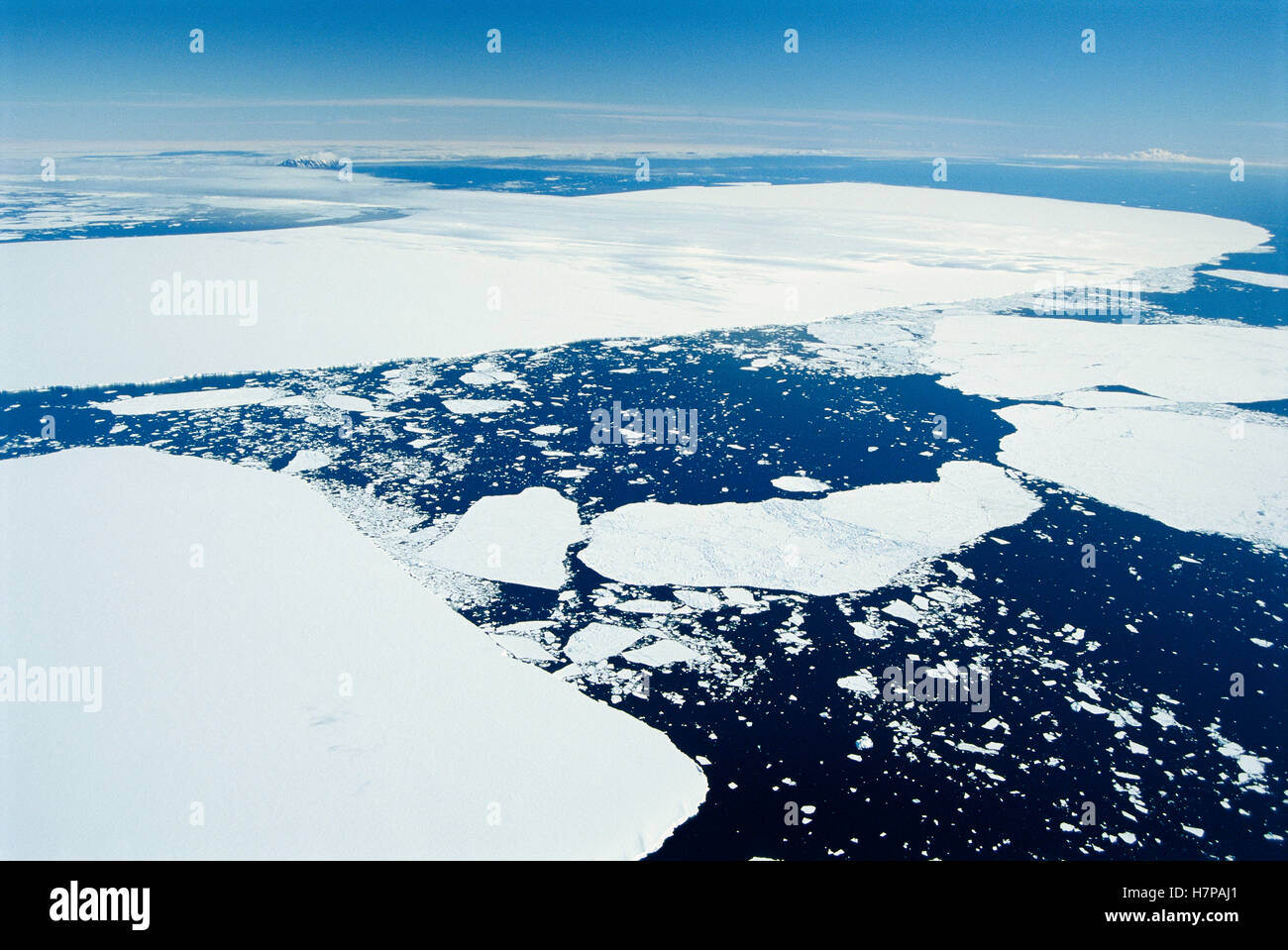 C16 and B15a icebergs, largest icebergs in recorded history, 185 by 40 ...