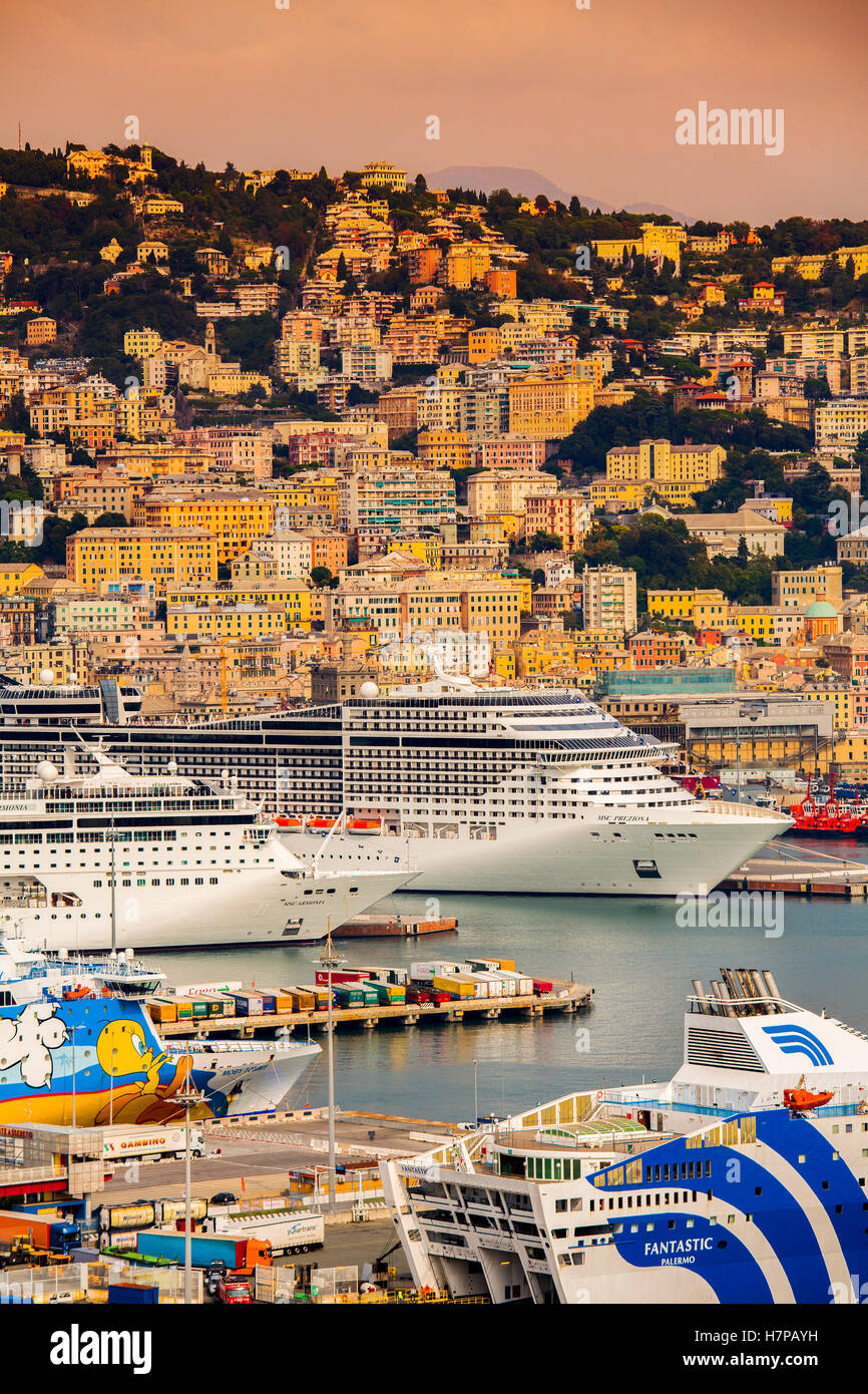 Porto Vecchio old harbour, cruises and panoramic view of the port and ...