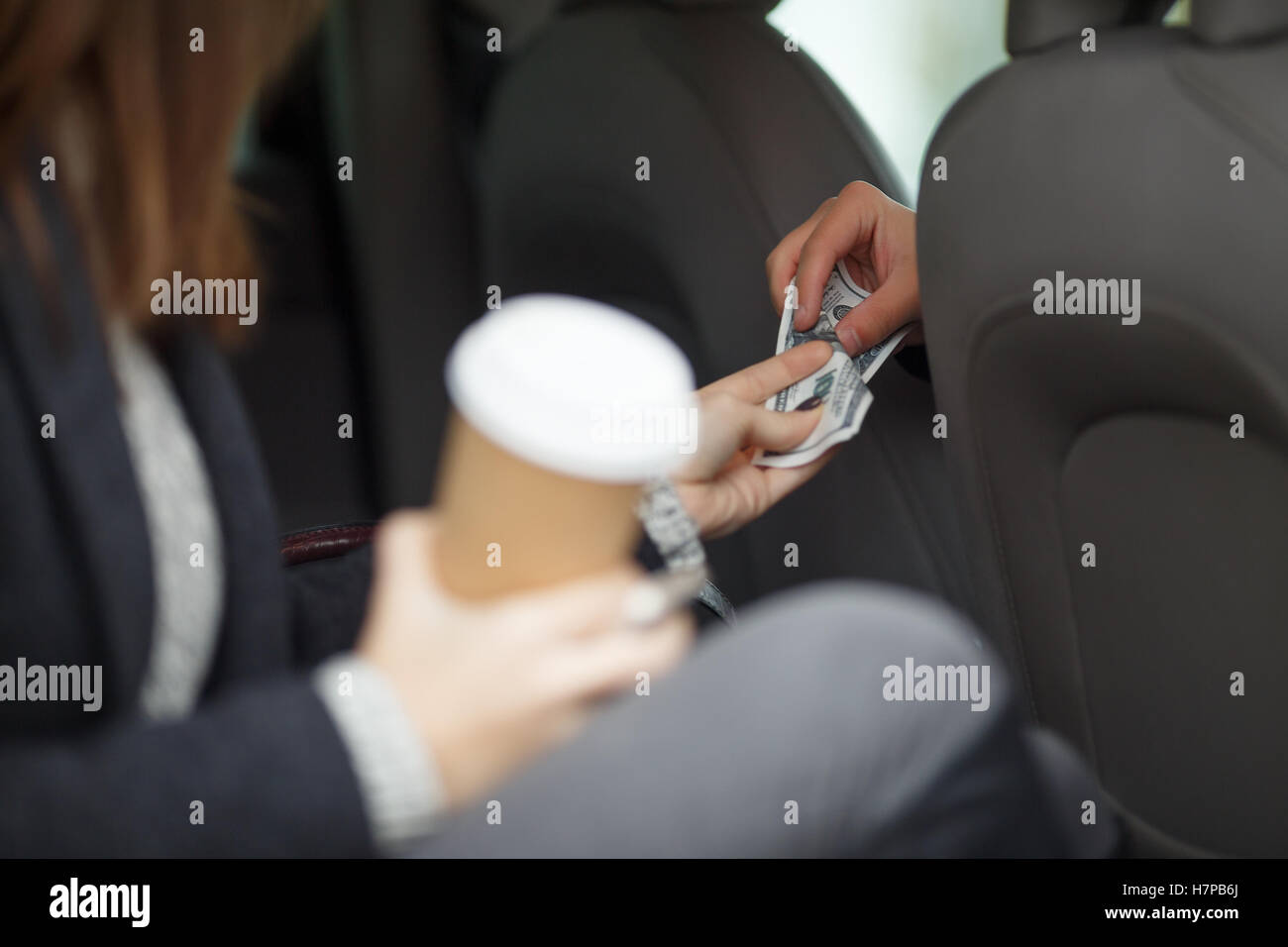 Paying Taxi Driver High Resolution Stock Photography and Images - Alamy