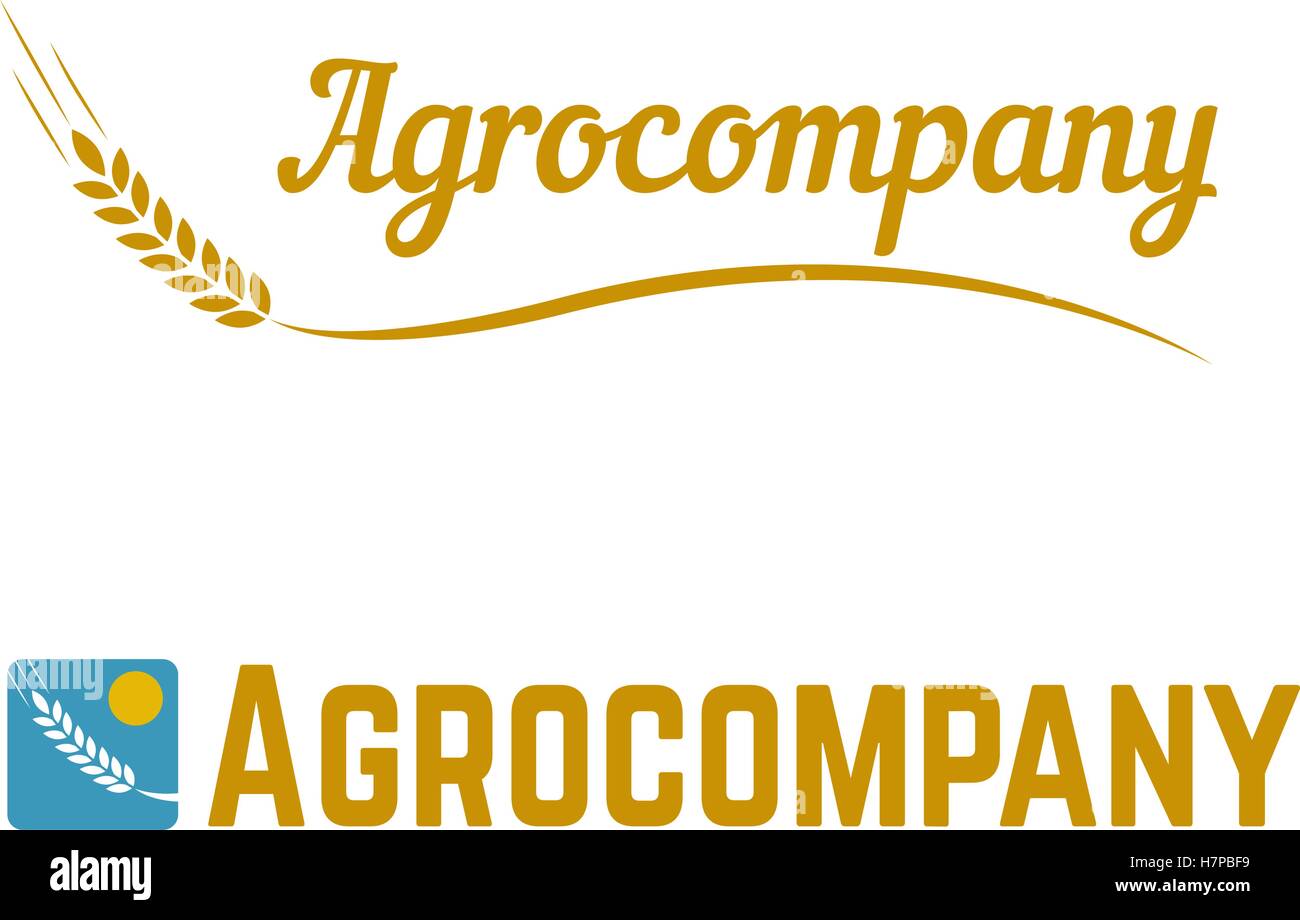 Agro banner Stock Vector Images - Alamy