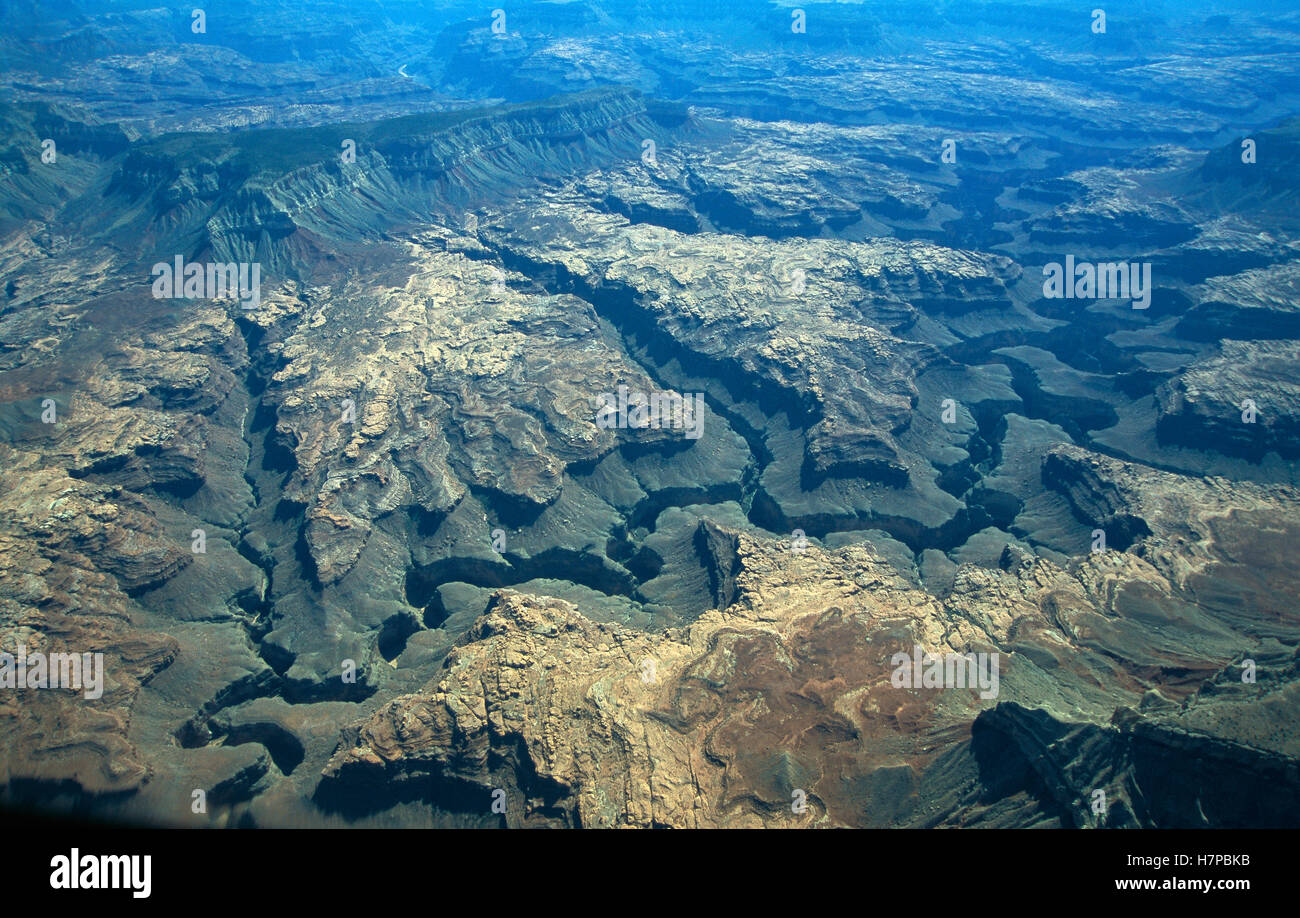 Aerial view of the Grand Canyon, Grand Canyon National Park, Arizona ...