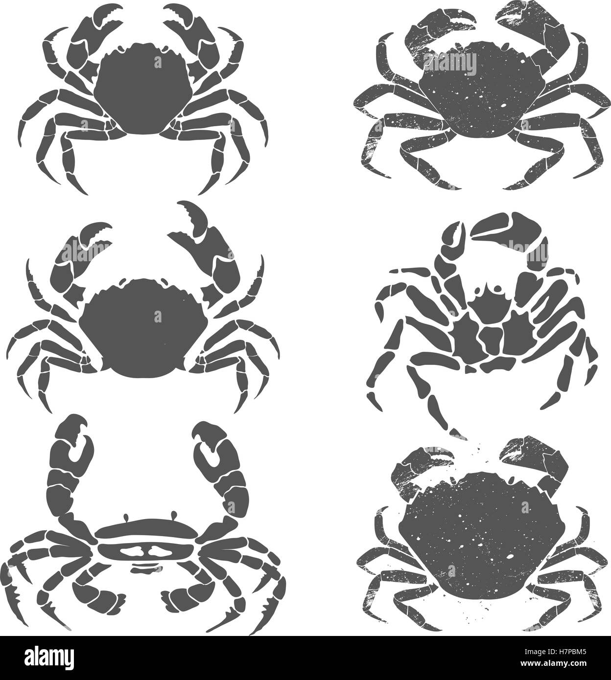 Crab sign Black and White Stock Photos & Images - Alamy