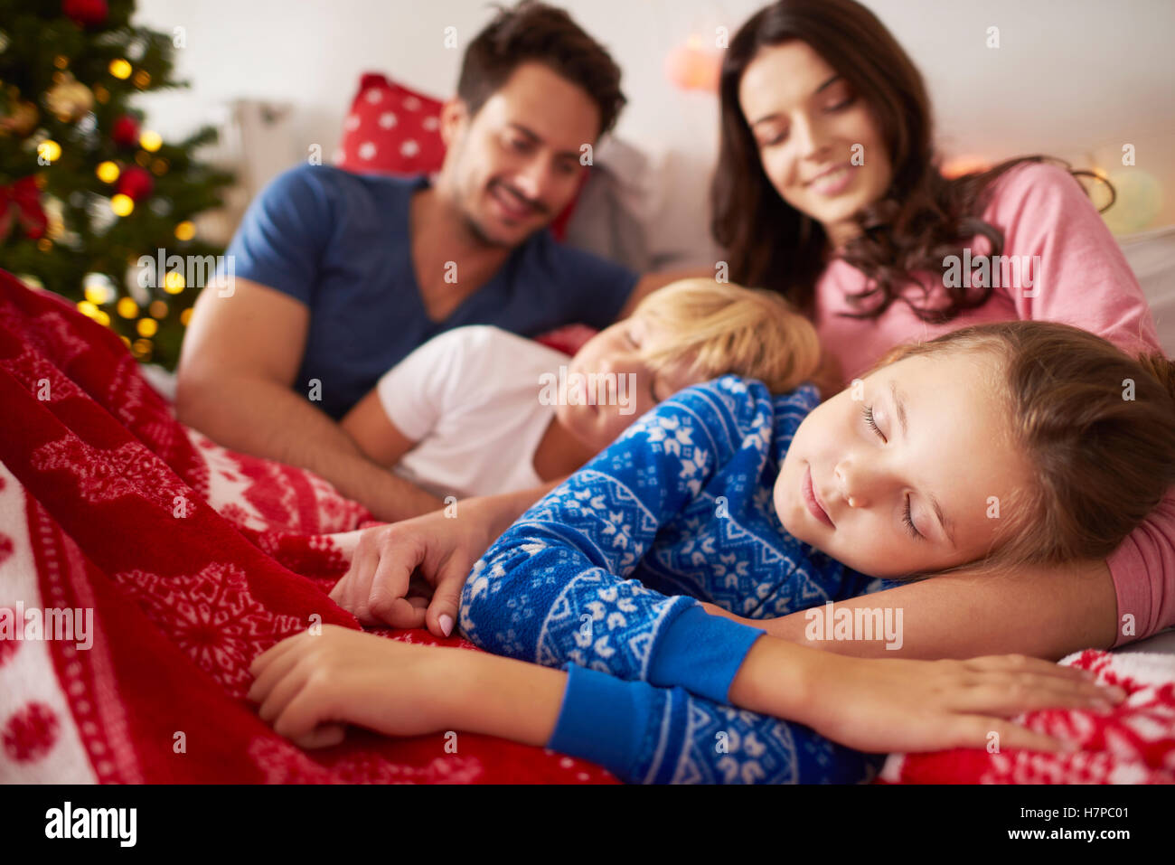 Mother sleeping christmas hi-res stock photography and images - Alamy