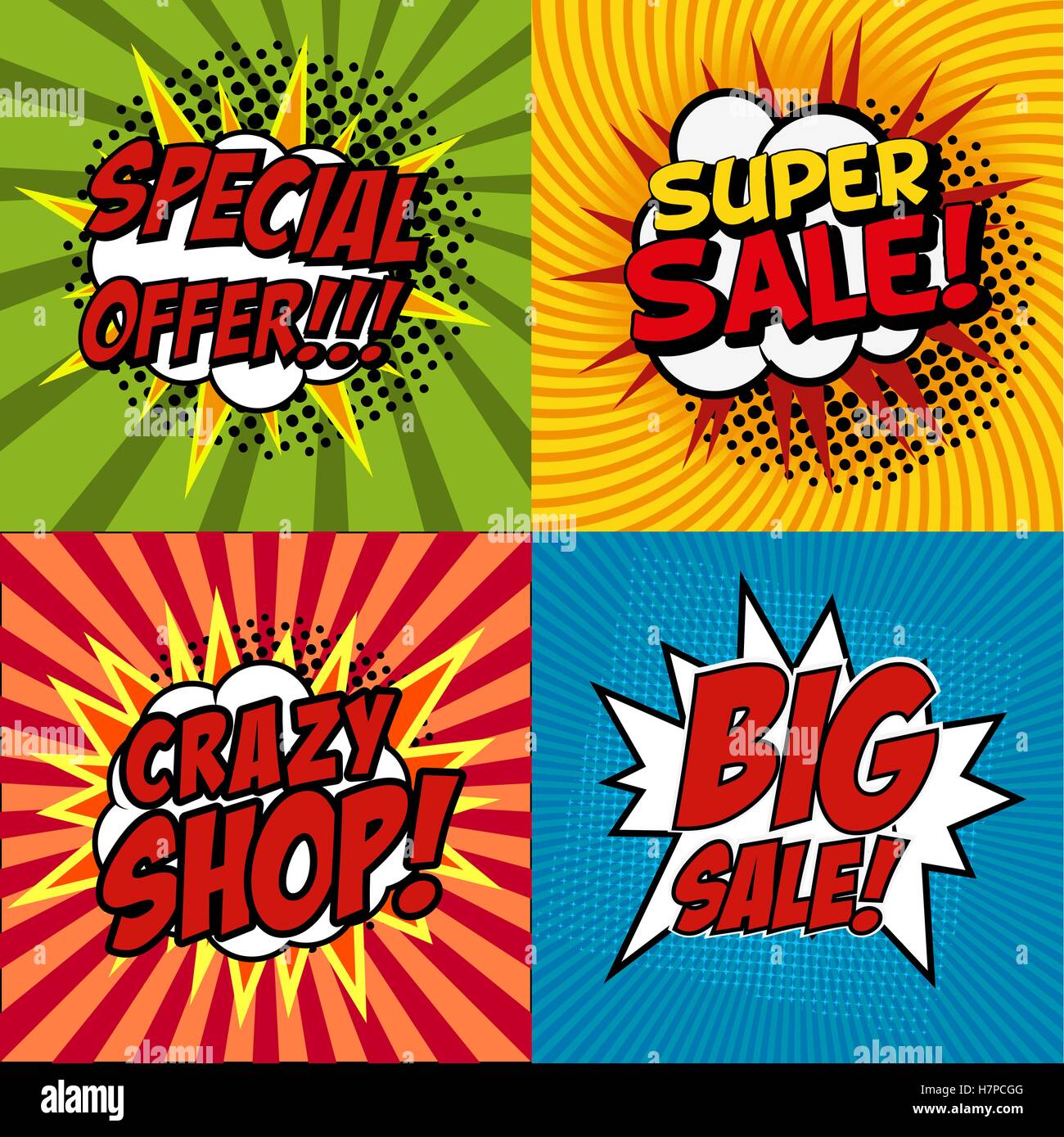 Boom store Stock Vector Images - Alamy