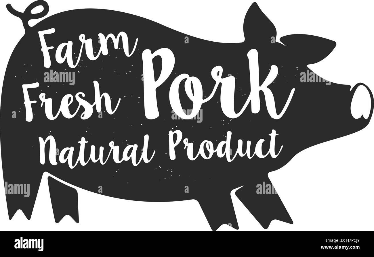 Sliced roast pork Stock Vector Images - Alamy