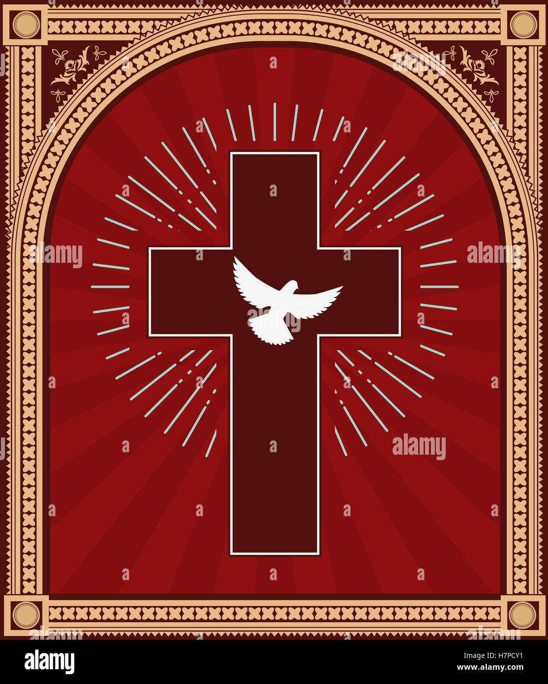 Jesus christ with dove hi-res stock photography and images - Alamy