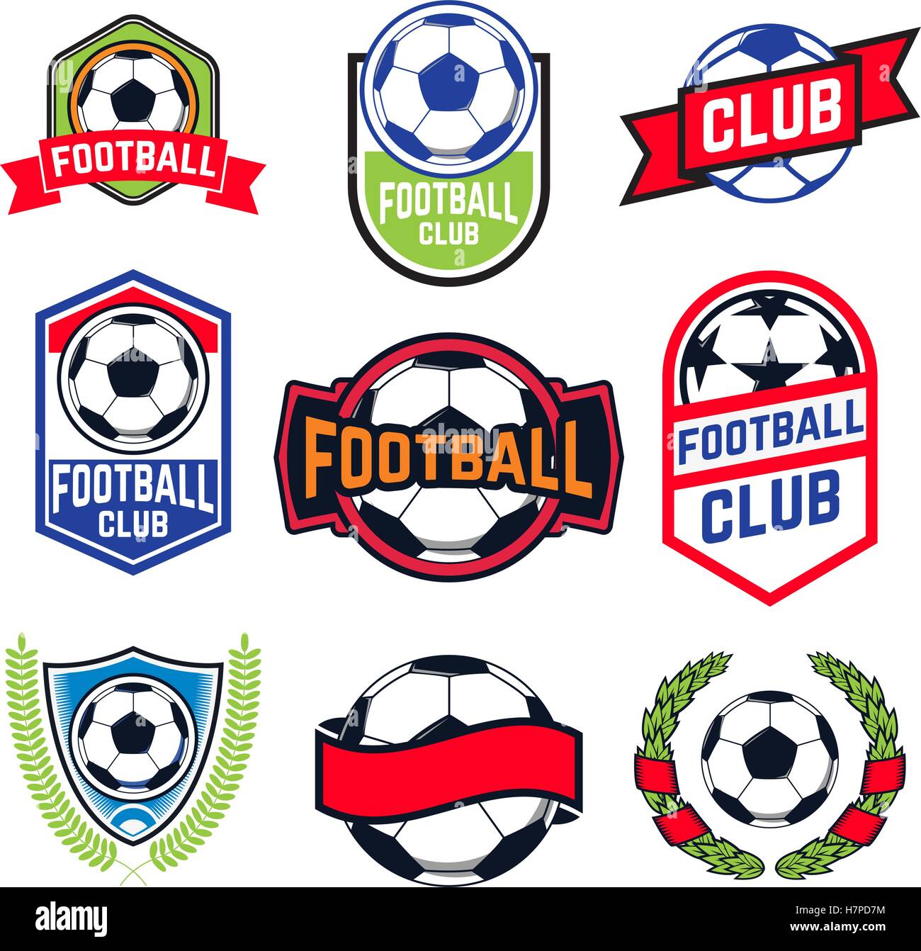 Football team badge hi-res stock photography and images - Alamy