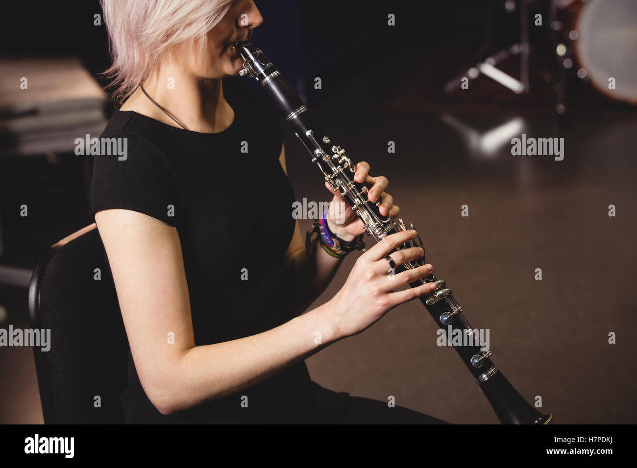 Playing clarinet hi-res stock photography and images - Alamy