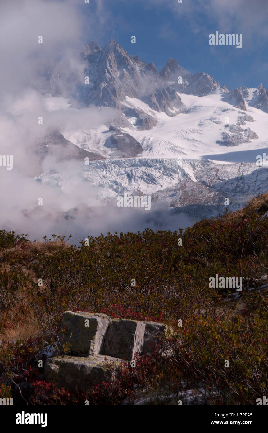 Reserve naturelle nationale des aiguilles rouges hi-res stock ...