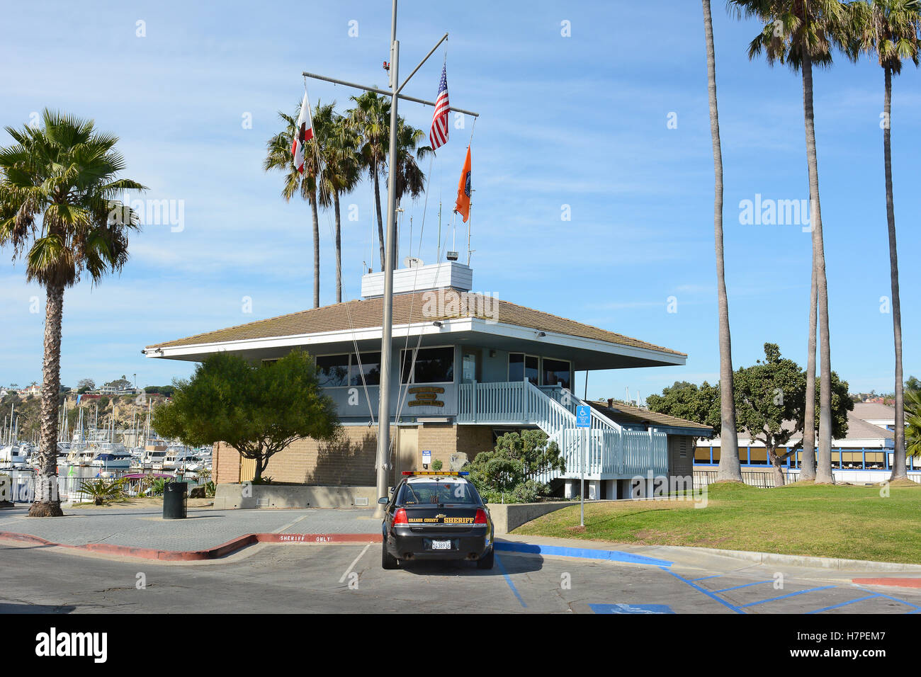 The Orange County Sheriff Harbor Patrol Station in Dana Point ...