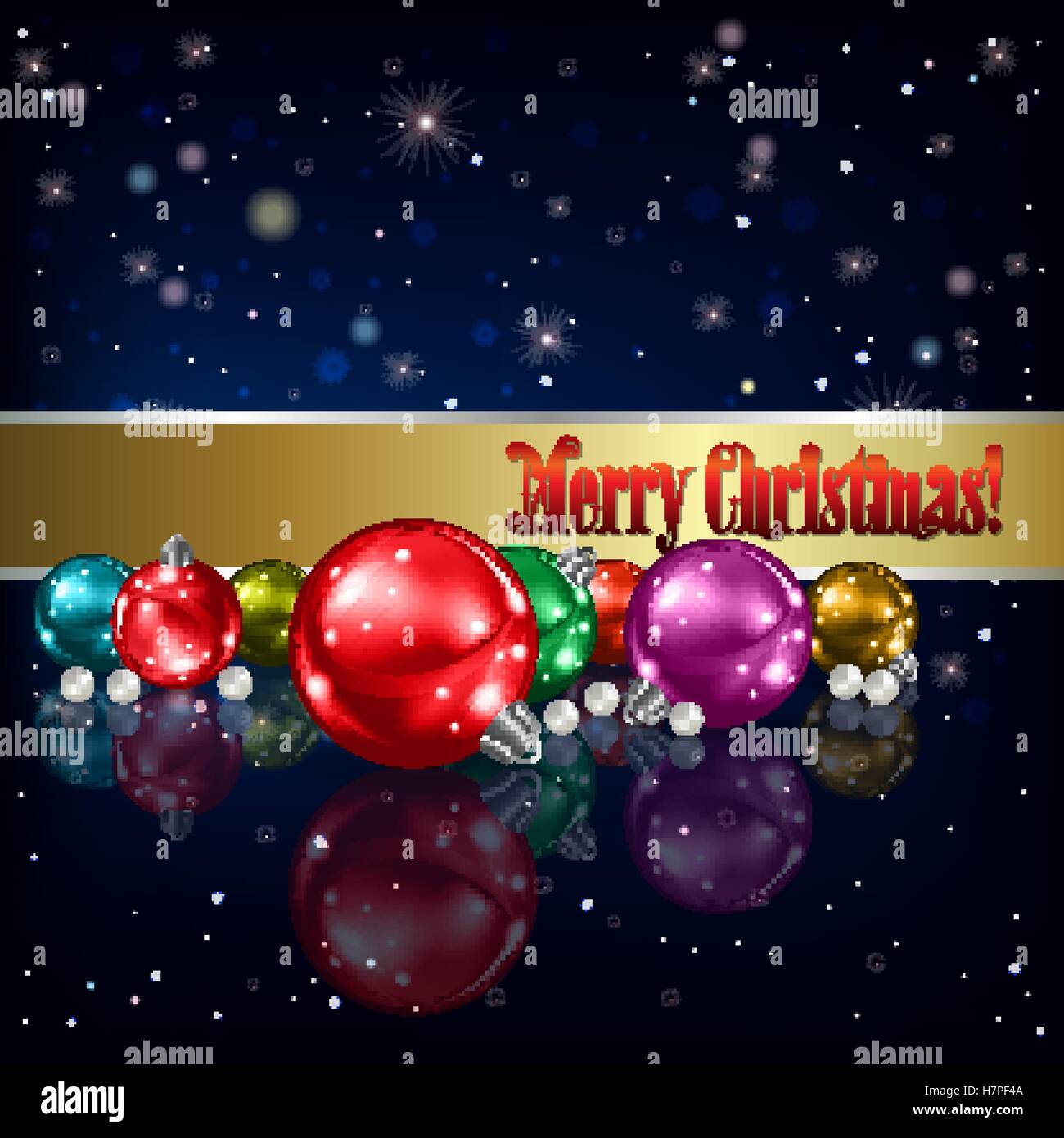 Abstract background with Christmas decorations Stock Vector Image & Art ...