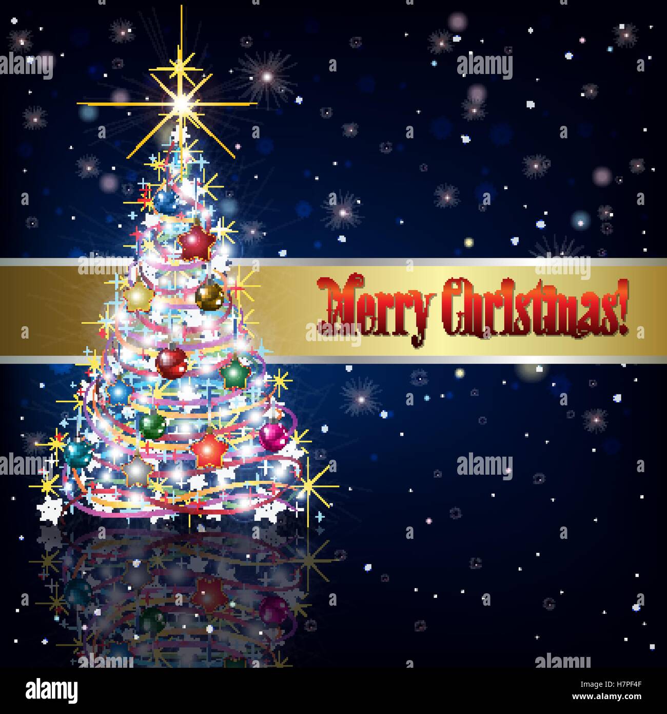 Abstract background with Christmas decorations Stock Vector Image & Art ...