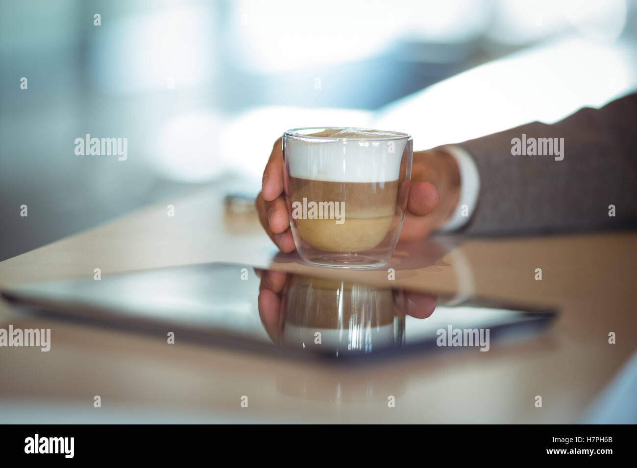 Male hand cup coffee hi-res stock photography and images - Alamy