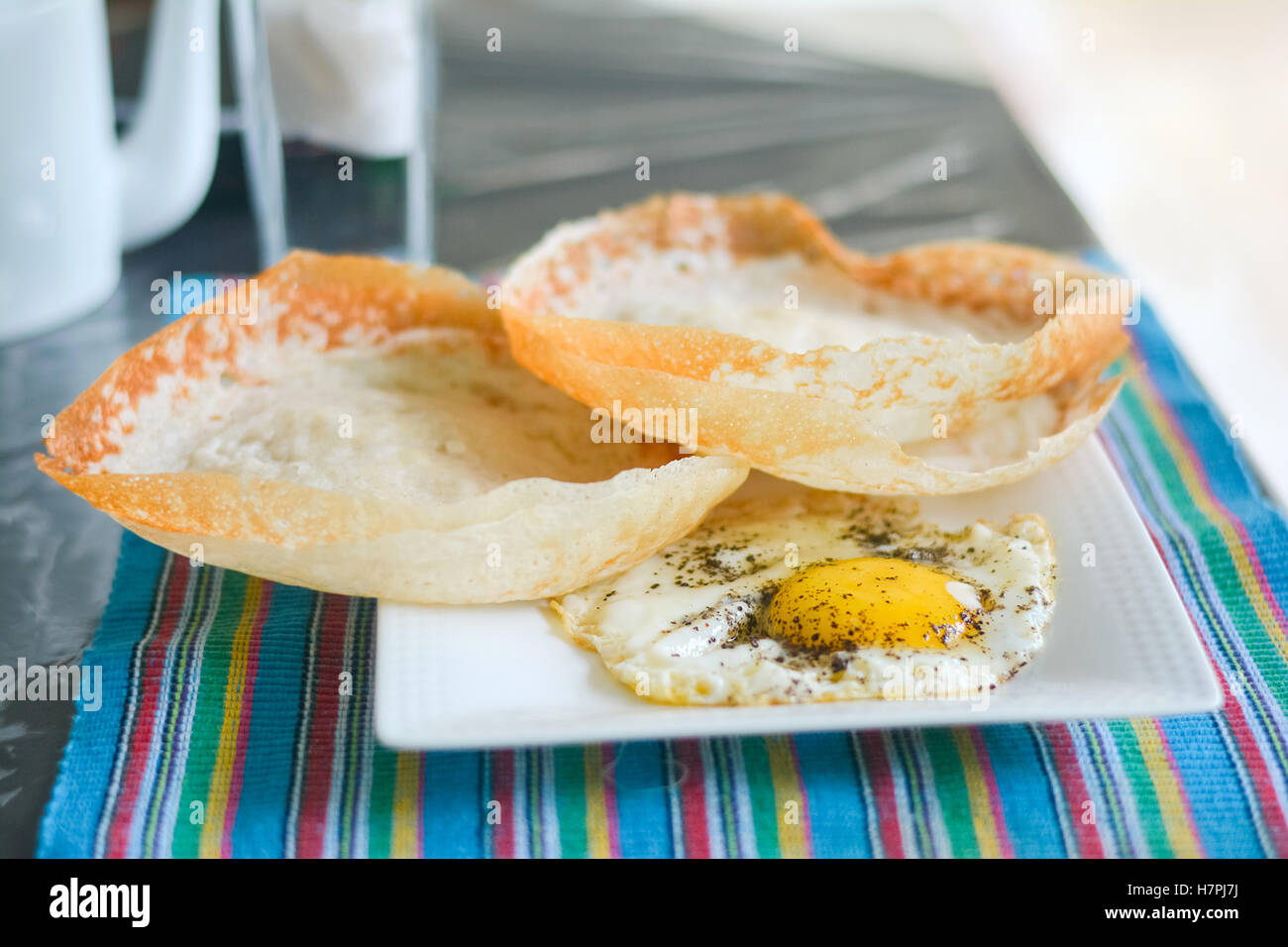 Fresh Homemade Sri Lankan Hoppers Stock Photo - Alamy
