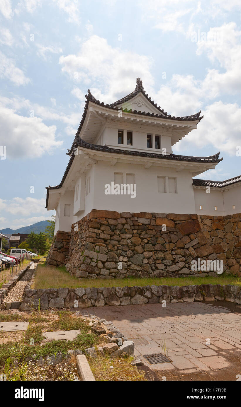 Reconstructed in 1940 Corner Turret of Tanabe castle, Japan Stock Photo ...