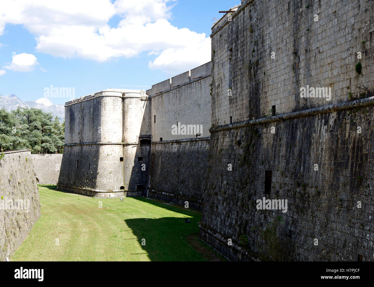 L'Aquila, Italy. The Spanish Fort, Forte Spagnolo Stock Photo - Alamy