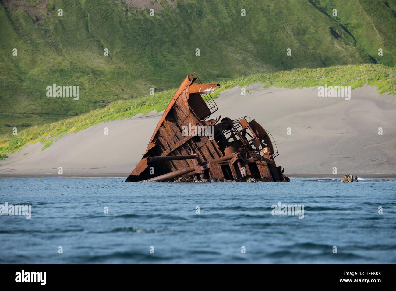 Alaska, Aleutian Island Chain, Rat Islands, Kiska Island, National ...