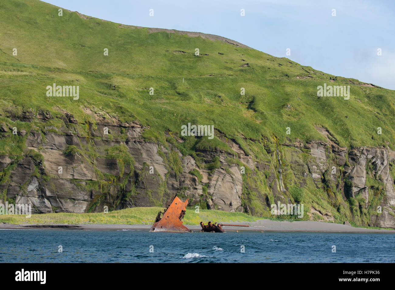 Alaska, Aleutian Island Chain, Rat Islands, Kiska Island, National ...