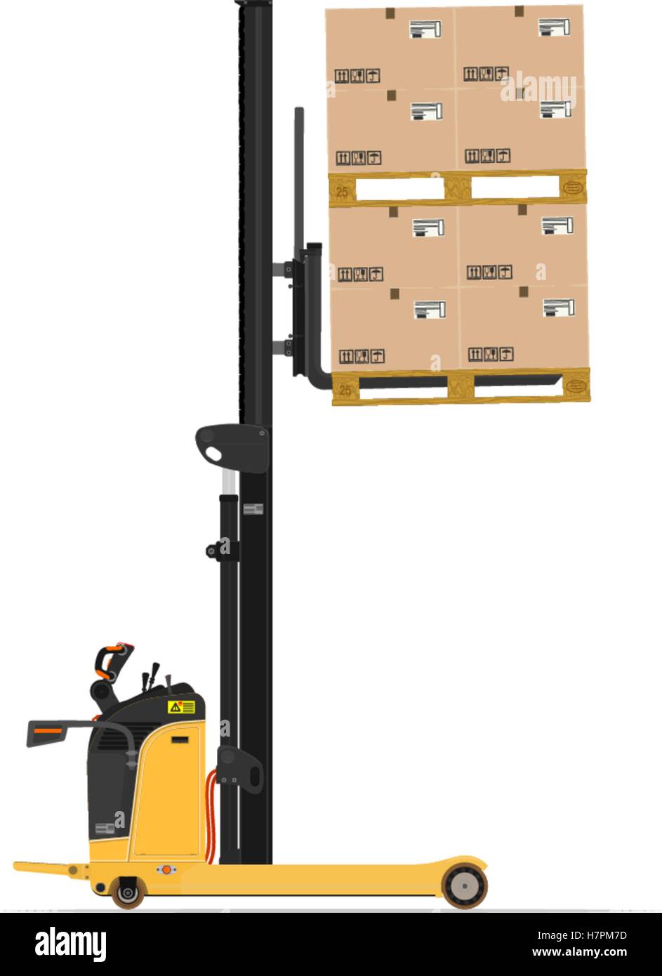 Reach stacker Stock Vector Images - Alamy