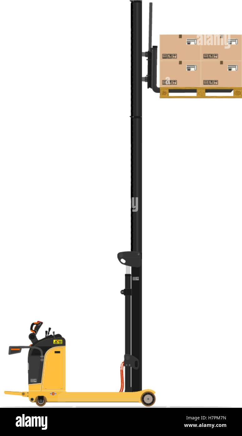 Reach stacker Stock Vector Images - Alamy