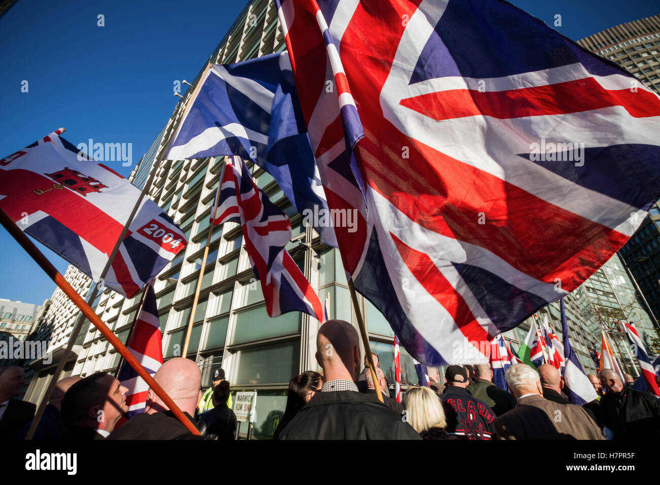 British far-right organisation: The National Front (NF) hold their ...