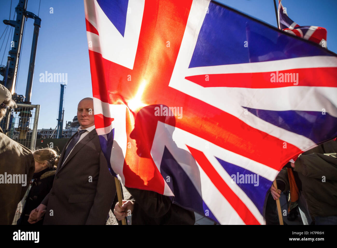 British far-right organisation: The National Front (NF) hold their ...