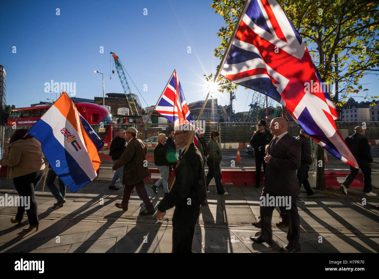 British far-right organisation: The National Front (NF) hold their ...