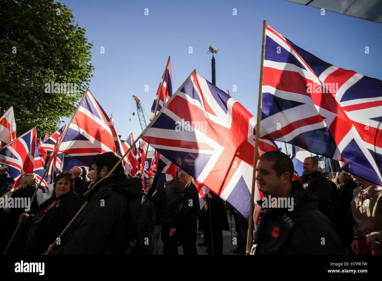British far-right organisation: The National Front (NF) hold their ...