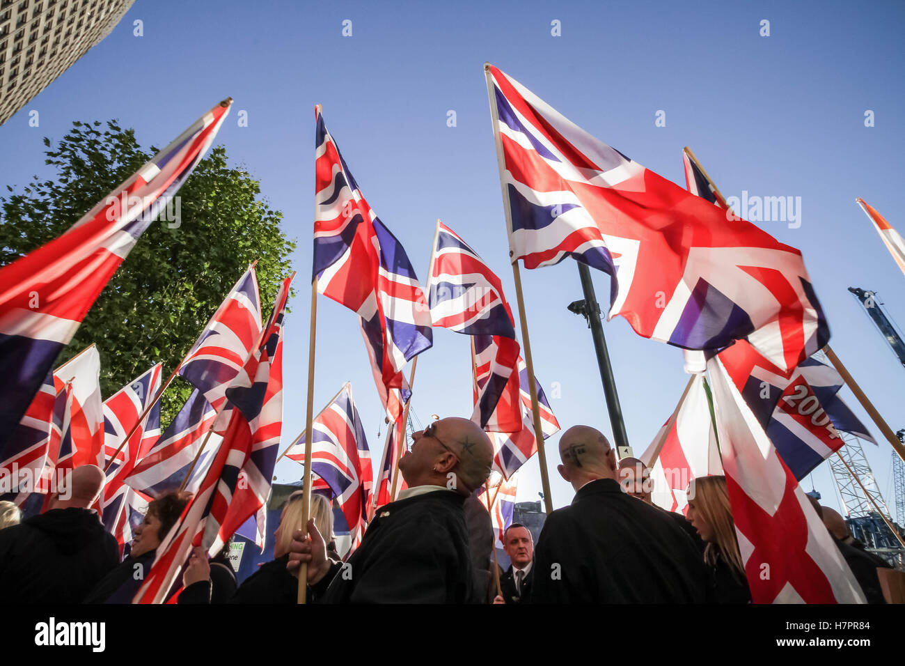 British far-right organisation: The National Front (NF) hold their ...