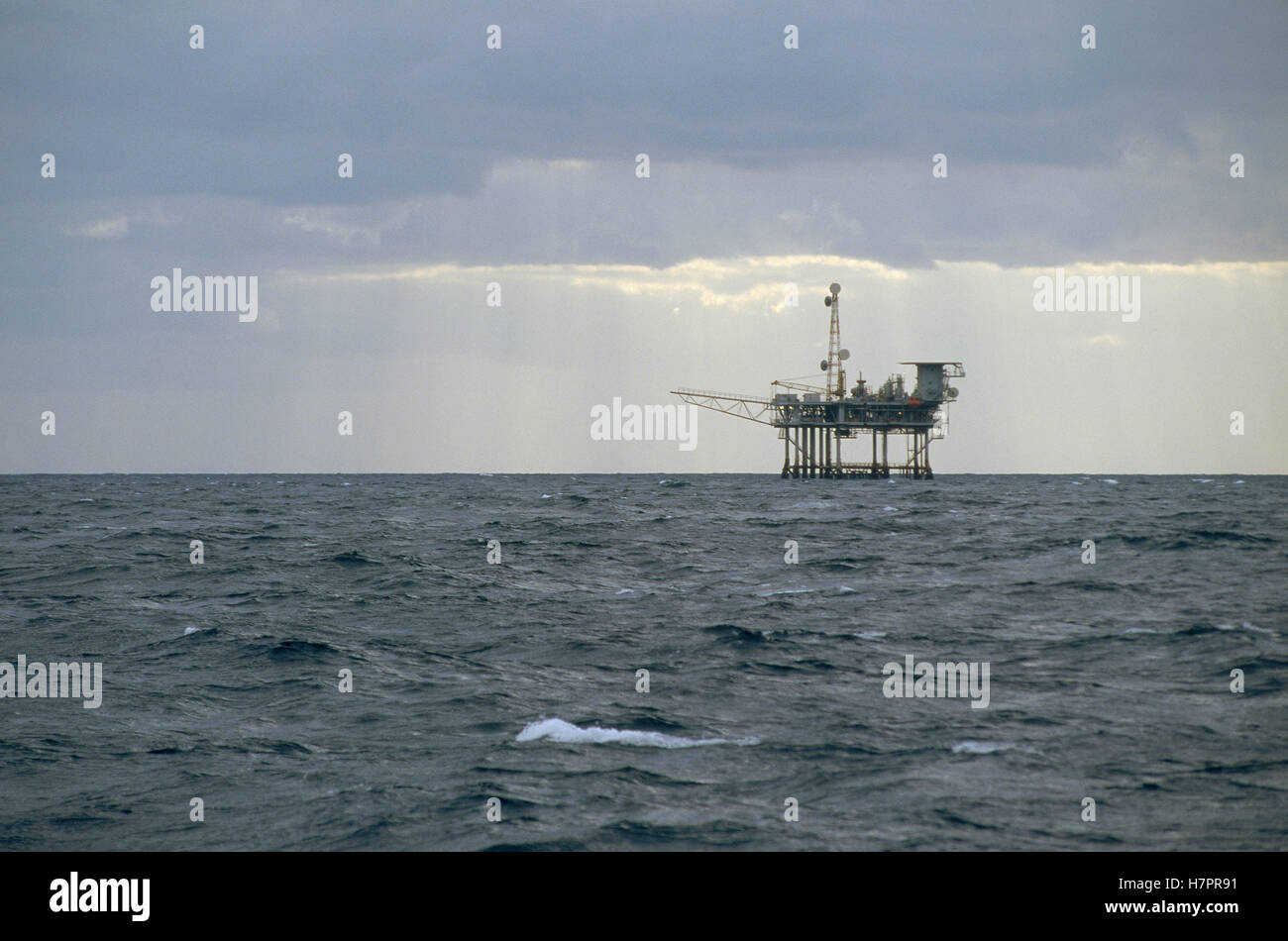 Offshore oil rig, southeast Alaska Stock Photo - Alamy