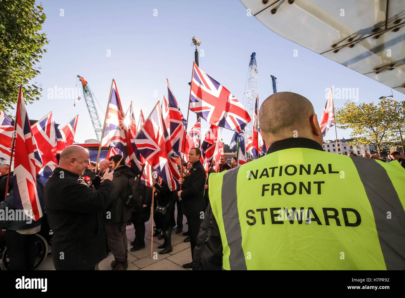 British far-right organisation: The National Front (NF) hold their ...