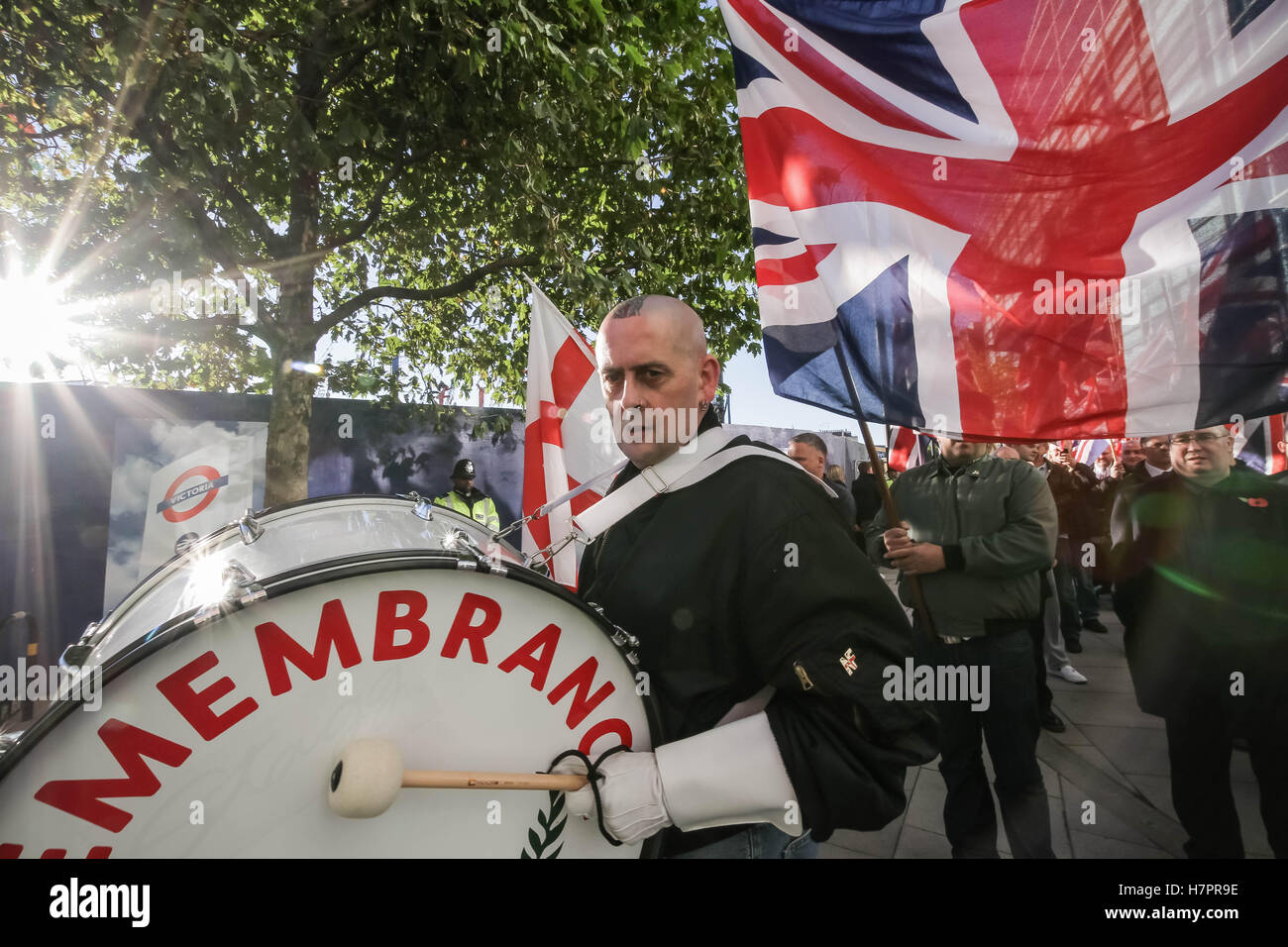 British far-right organisation: The National Front (NF) hold their ...