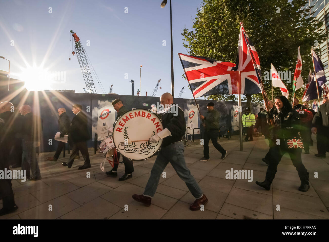 British far-right organisation: The National Front (NF) hold their ...