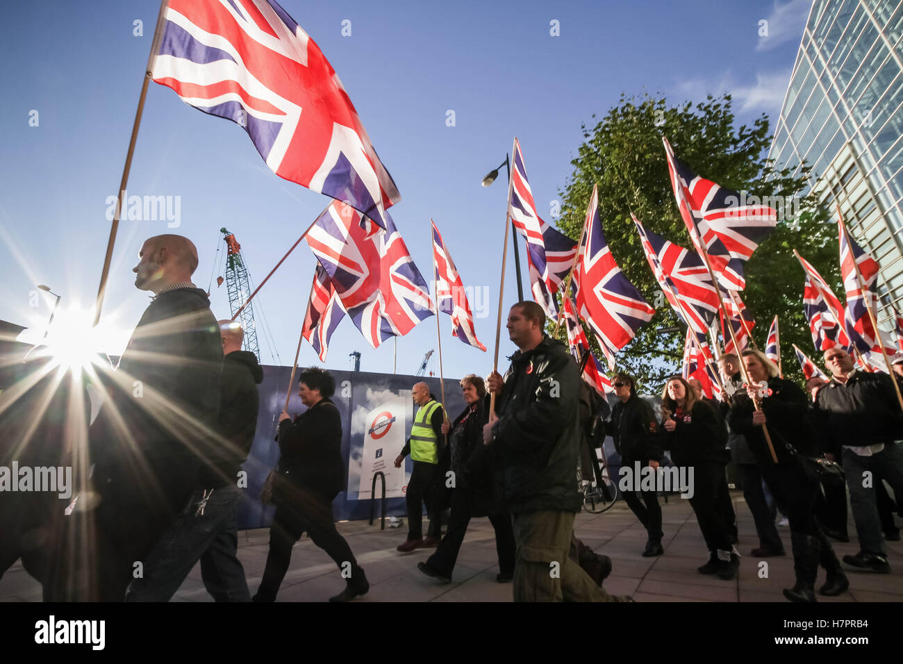 British far-right organisation: The National Front (NF) hold their ...